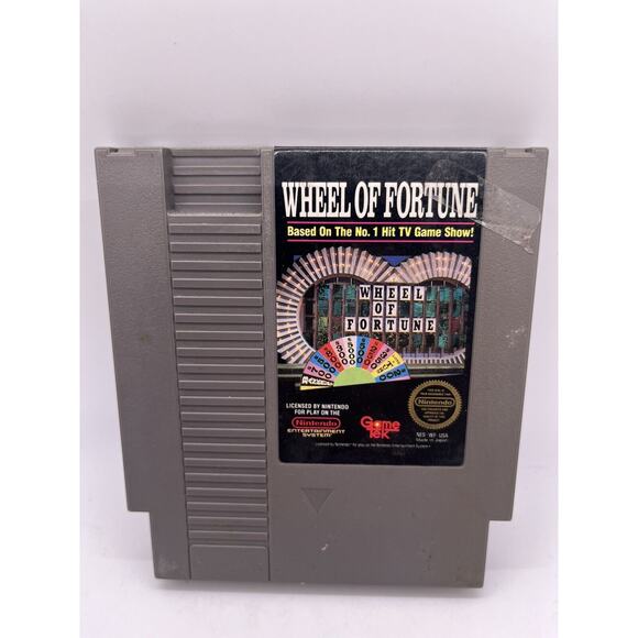 Nintendo | Video Games & Consoles | Wheel Of Fortune Nes Nintendo ...